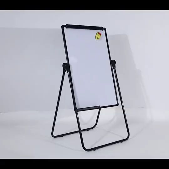 White Board Magnetic U-shaped Lifting Double-sided Writing Flip Chart ...