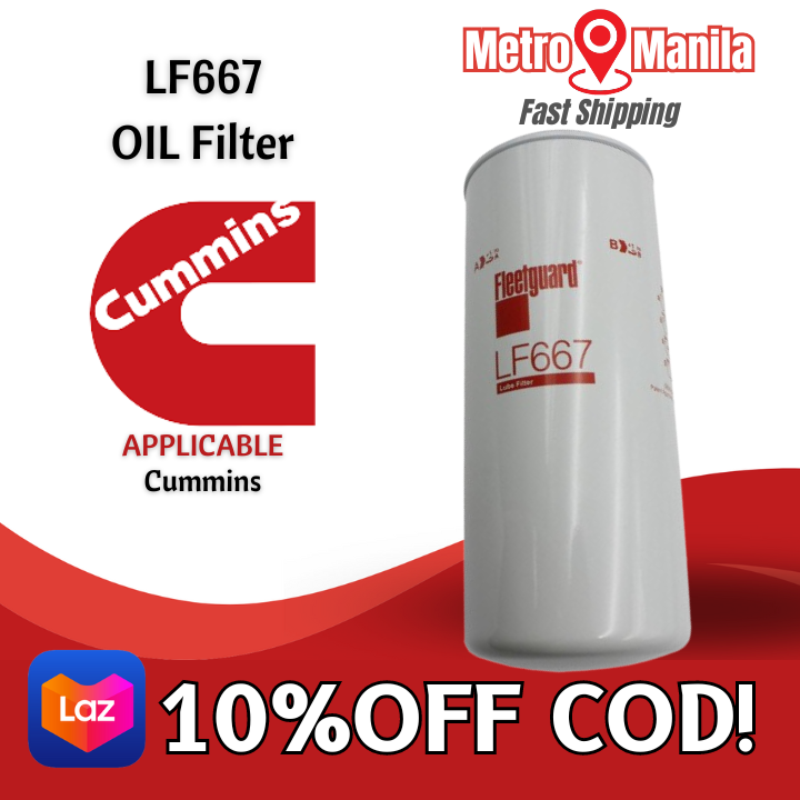 LF667 Oil Filter Cummins | Lazada PH