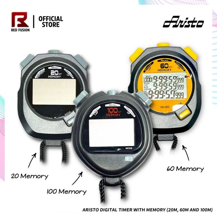 Aristo Digital Timer with Memory (20M, 60M and 100M) | Lazada PH