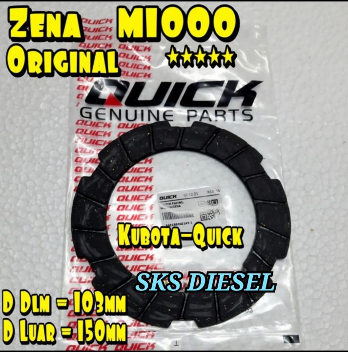 ZENA M1000 M 1000 FACING KAIN KLOS KAMPAS MESIN HAND TRAKTOR KUBOTA ...
