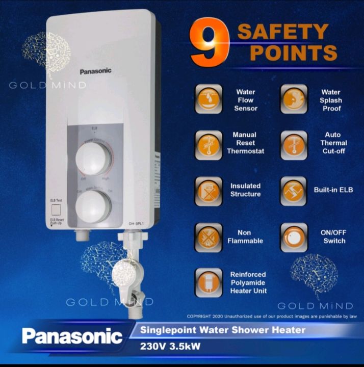 Panasonic water heater DH-3PL1 *free installation | Lazada PH