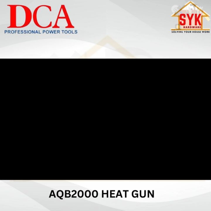 SYK DCA AQB2000 Blow Hot Air Heat Shrink Gun Blower Portable Heater ...