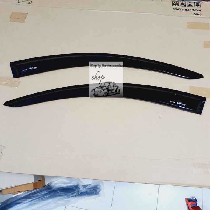กันสาด Mitsubishi Triton สำหรับตอนเดียว ใส่ปี 2006 - 2014 และปี 2015 ...