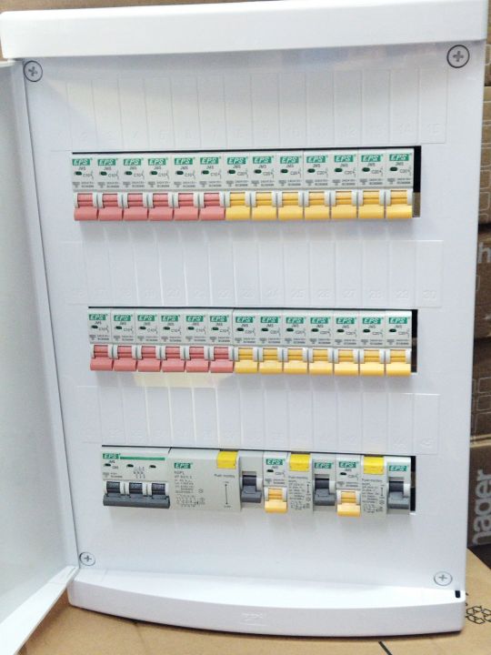 3 PHASE EPS PVC DB BOX COMPLETE SET WITH WATER HEATER ELCB | Lazada