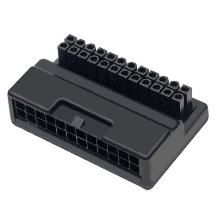 ATX 24 Pin To 90 Degree Power Plug Adapter 24Pin Power Interface Module ...
