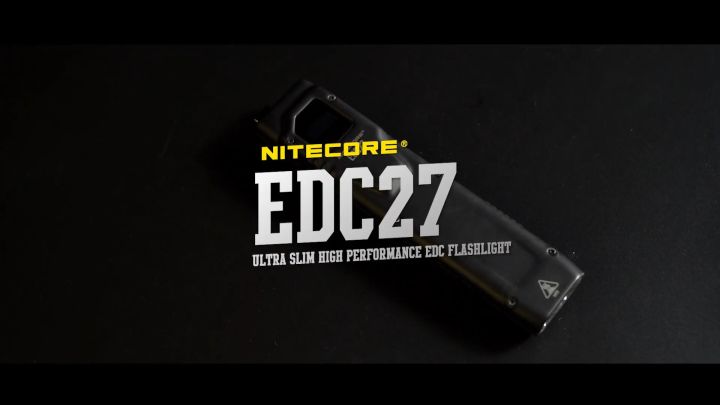 Nitecore EDC27 V2 Flashlight with Sensor Protect - 3000 Lumens - USB-C Rechargeable 1700mAh ...