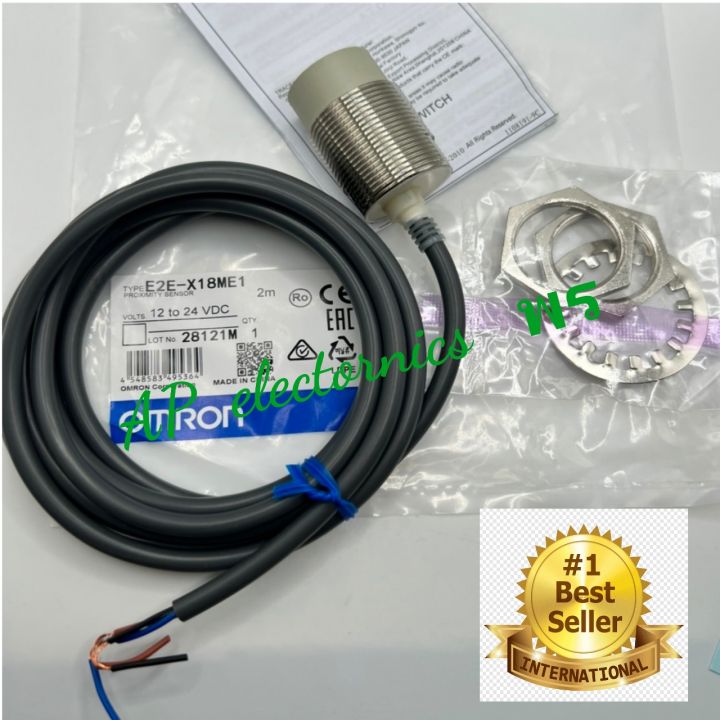 E2E-X18MF1 Proximity Sensor หัว M30 ระยะจับ 18 MM 3สาย PNP-NO ไฟ 12 to 24VDC | Lazada.co.th