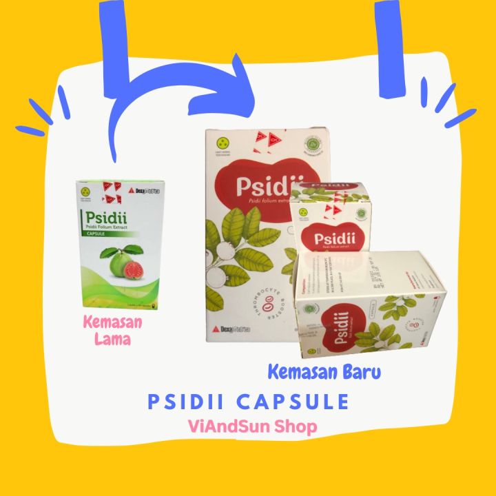 PSIDII 50 Kapsul - Dexa - Meningkatkan jumlah sel darah merah | Lazada ...