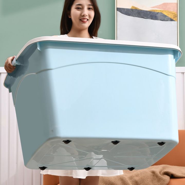 Extra Large Plastic Storage Box for Home Clothes Toy Organizer Box ...