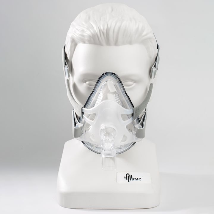 BMC F1A Full Face Mask With Headgear Clips For CPAP Auto CPAP BiPAP ...