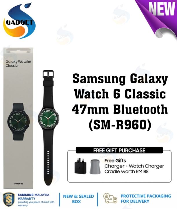 [Original] Samsung Galaxy Watch 6 Classic 47mm Bluetooth (SM-R960) | Lazada