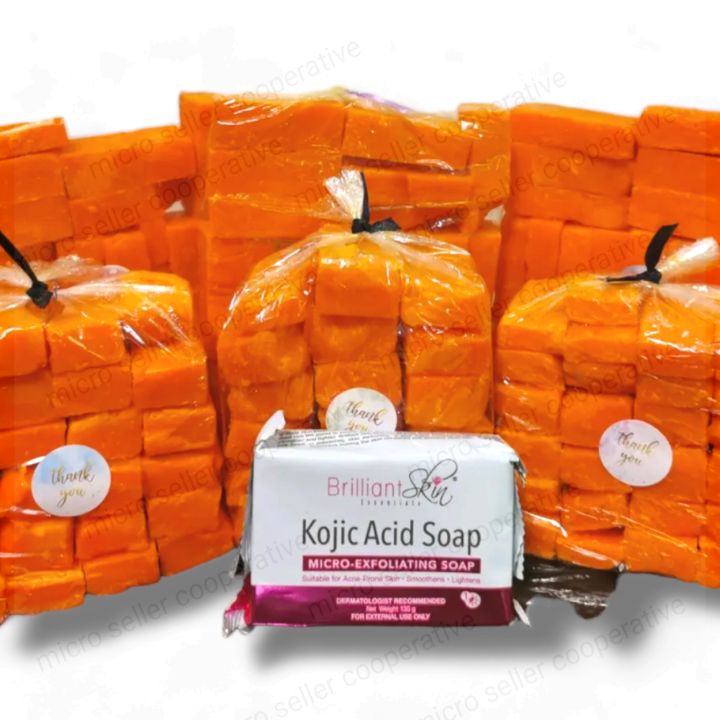 brilliant kojic acid soap original scrap set 1 kilo | Lazada PH