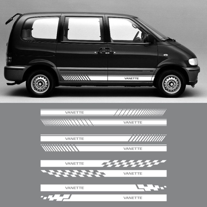 Van Door Side Stickers For Nissan Vanette C22 Nomad S21 Car Camper ...