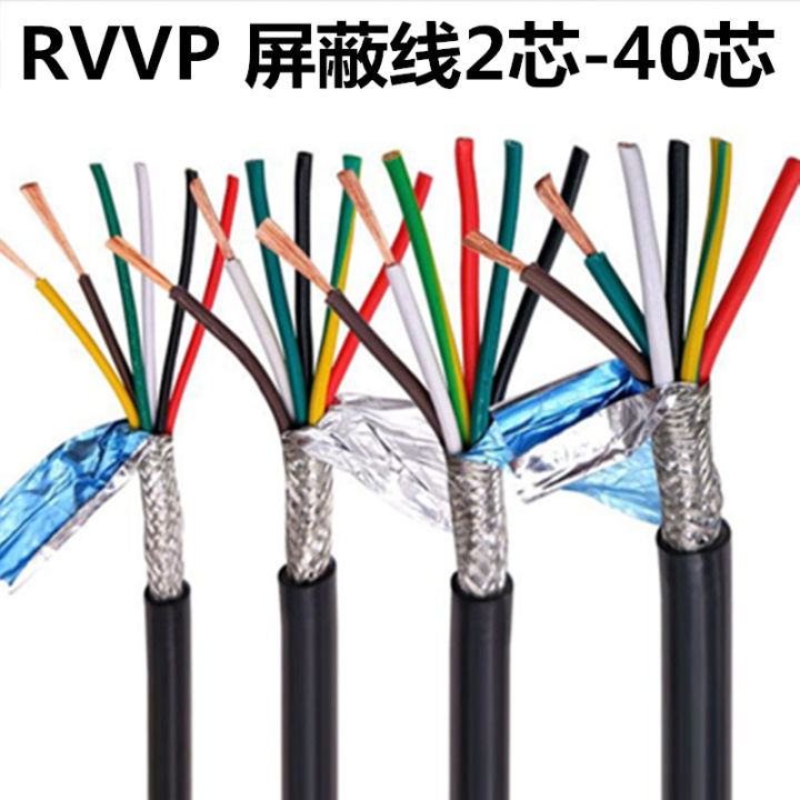 Shielded RVVP Control Signal Cable 2 Core 3 Core 4 Core 5 Core 6 Core 8 ...