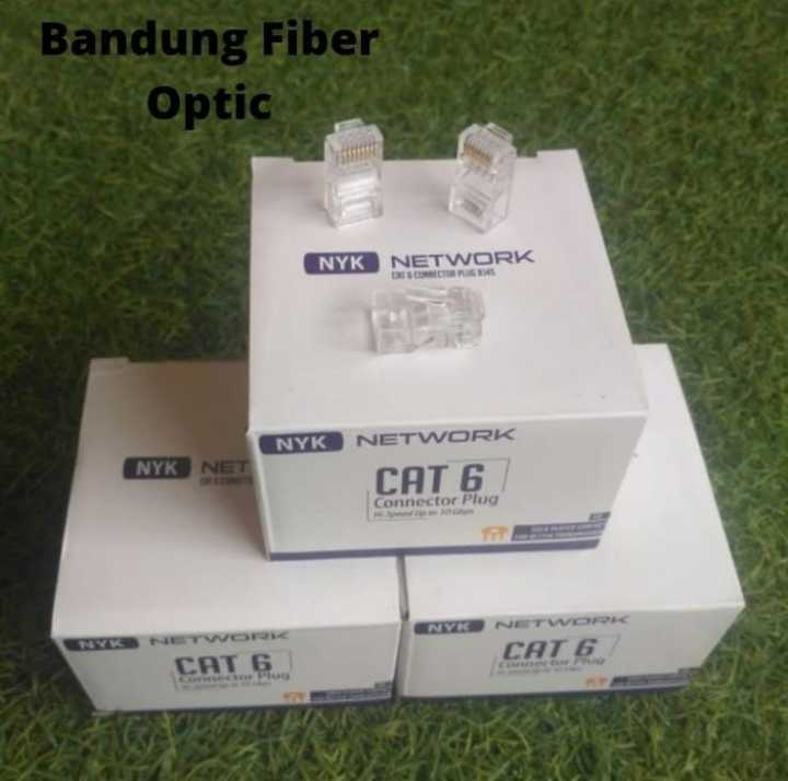Konektor LAN RJ45/RG45 Cat6 Cat 6 1 Box 50 Pcs | Lazada Indonesia