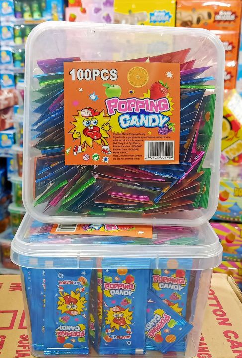 POPPING CANDY TUB | 100 PIECES | Lazada PH