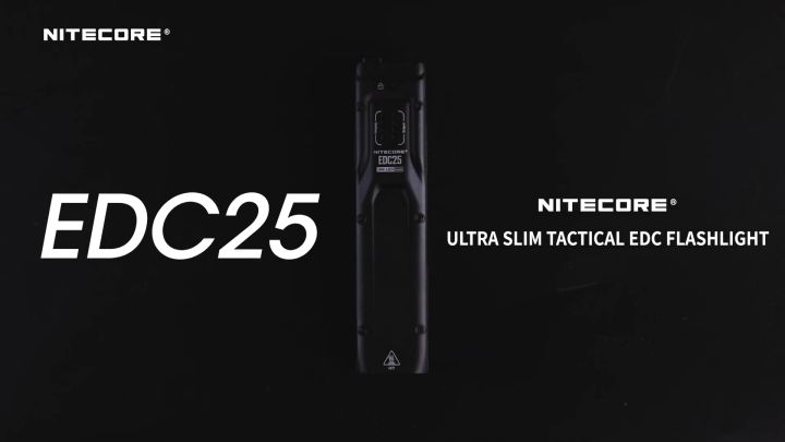 Nitecore EDC25 Flashlight with Sensor Protect - 3000 Lumens- Uhi 20 LED ...