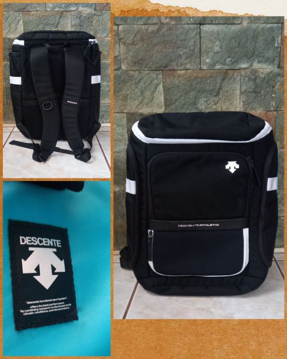 DESCENTE ATHLETIC Top loader Backpack (Refurbished Japan Surplus ...