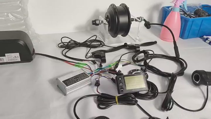 【COD】48V 350W Bicycle Battery Conversion Kit Rear Wheel Drive Hub Motor ...