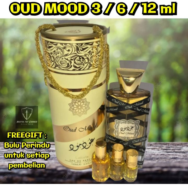 🔥HOT ITEM🔥Minyak Wangi OUD MOOD | Penawar penyakit Rohani | Lazada
