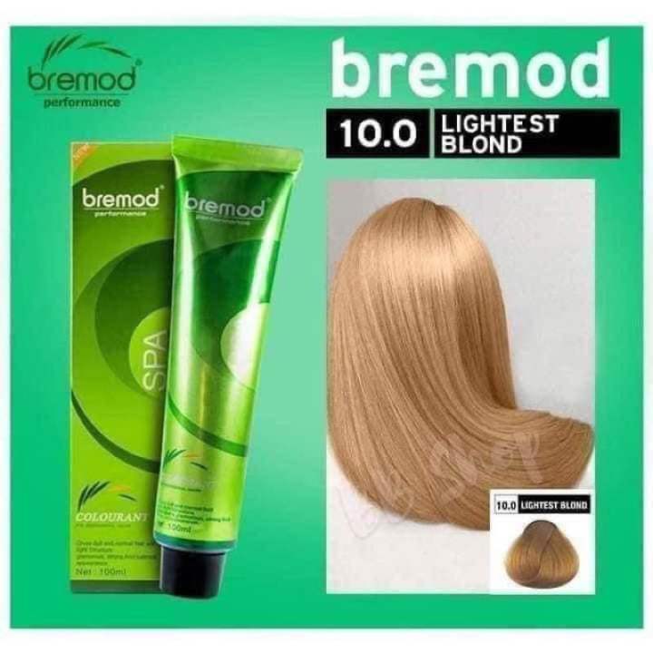 Bremod Hair color 10.0 Lightest blond Hair dye | Lazada PH