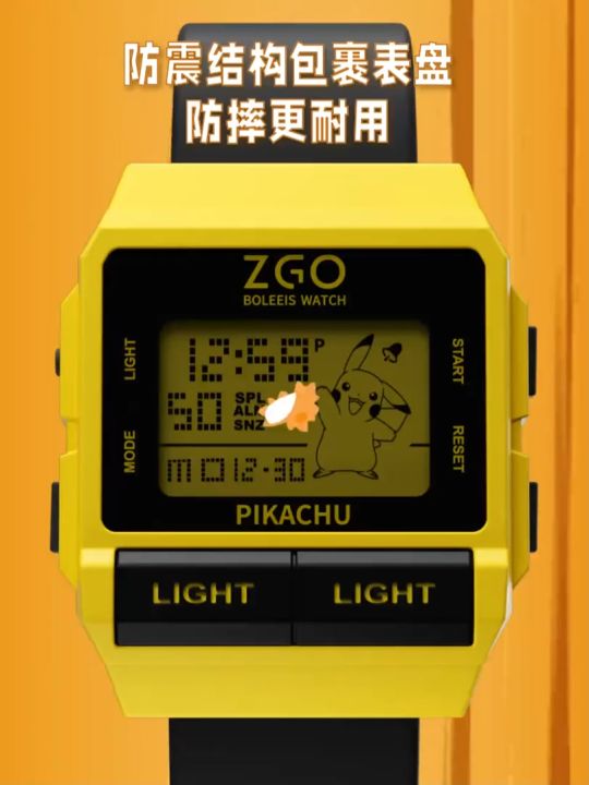 (35.5mm)100% Authentic Pokemon Watch for Kids Boys Pikachu Girls with ...