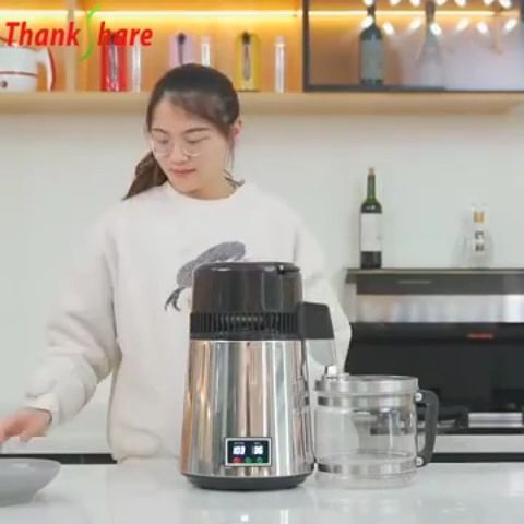 Dental Distilled Water Machine Pure Water 4L Stainless Steel Electric ...