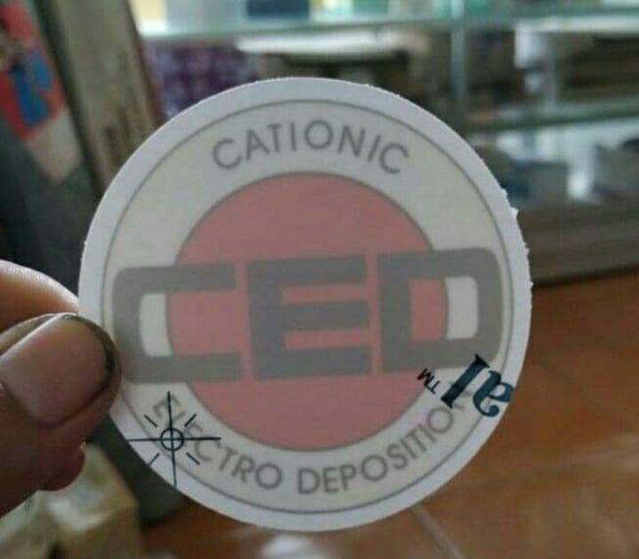 stiker CED indication original front glass | Lazada Indonesia