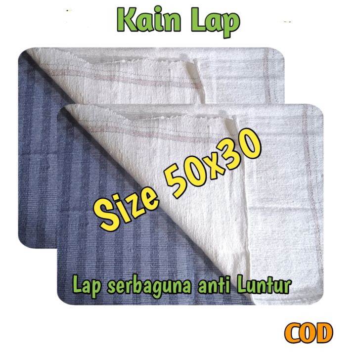 Kain Lap 50x30 serbaguna , kain lap pel lantai tebal murah ,kain lap ...