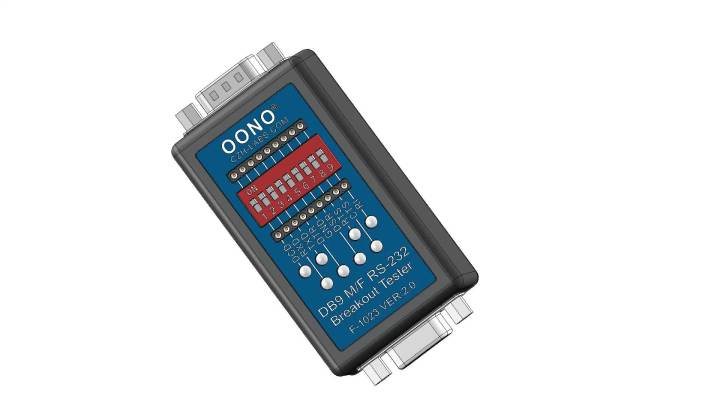 RS232 Breakout Tester LED Monitor, DB9 Male to Female Breakout Module ...