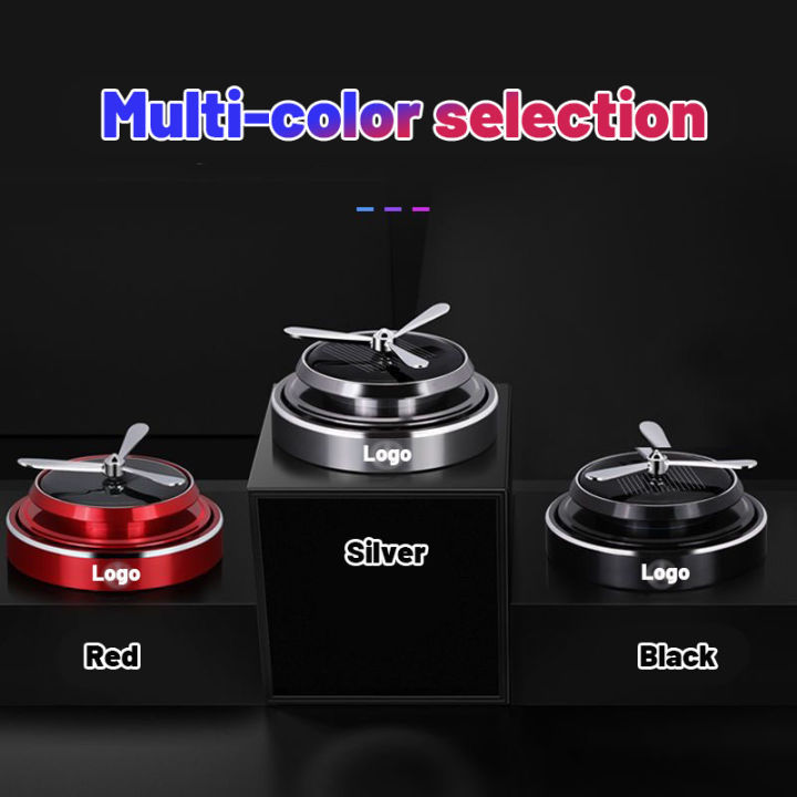 High quality Car perfume Solar Rrotating Aromatherapy Car Interior ...