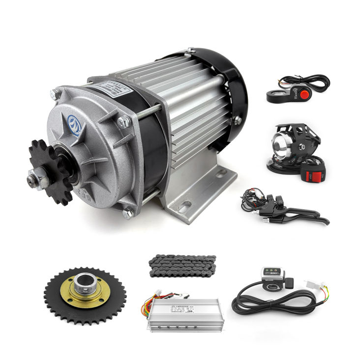 48V 750W elektrik tiga roda beca Brushless Geared Kit penukaran Motor ...