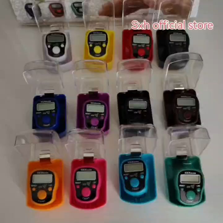 TASBIH DIGITAL LED ALARM BUNYI TIAP ANGKA 100 ADA LAMPU LED modul-1051 ...