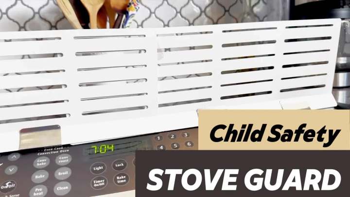 Adjustable Child Safety Stove Guard - Heavy-Duty Heat- Resistant Child ...