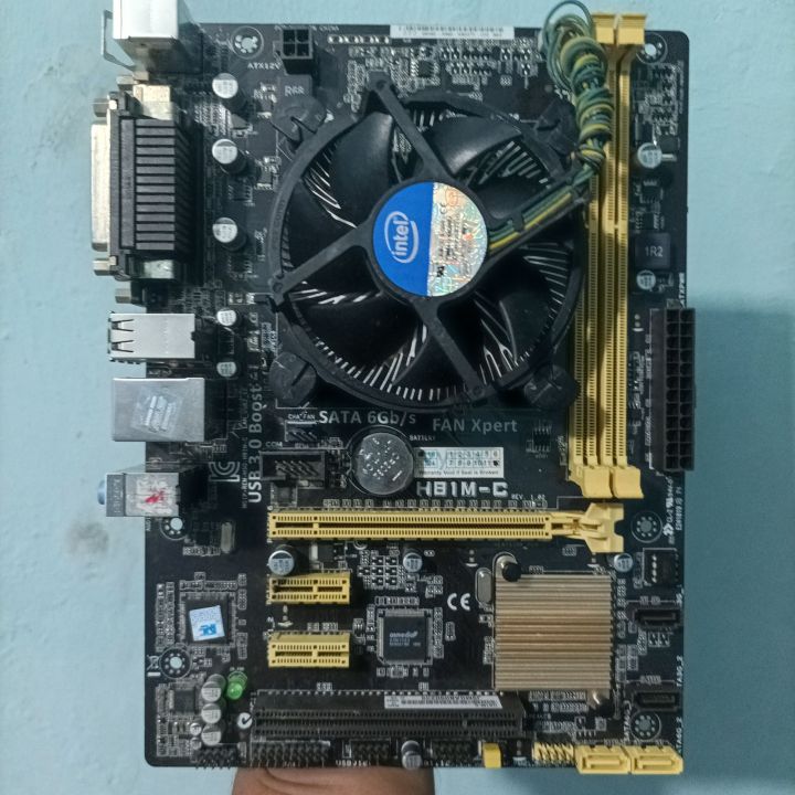 Paket Mobo Asus Gigabyte H81 core i3 i5 i7 gen 4 Fan | Lazada Indonesia