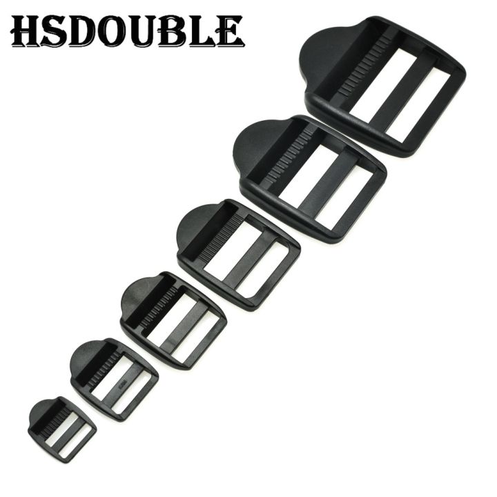 10 Pcs/Pack Ladder Lock Slider Plastic Buckles Backpack Straps Webbing ...