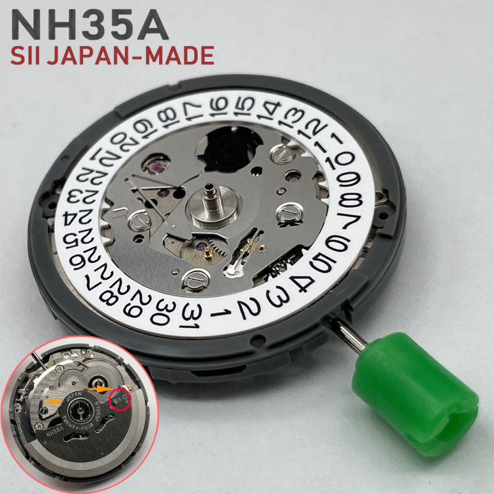 Genuine Japan SII NH35 Mechanical Movement High Accuracy 24 Jewels ...