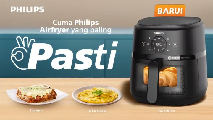 PHILIPS Air Fryer Digital NA220/00 2000 Series [4.2L] 800 Watt | Lazada ...