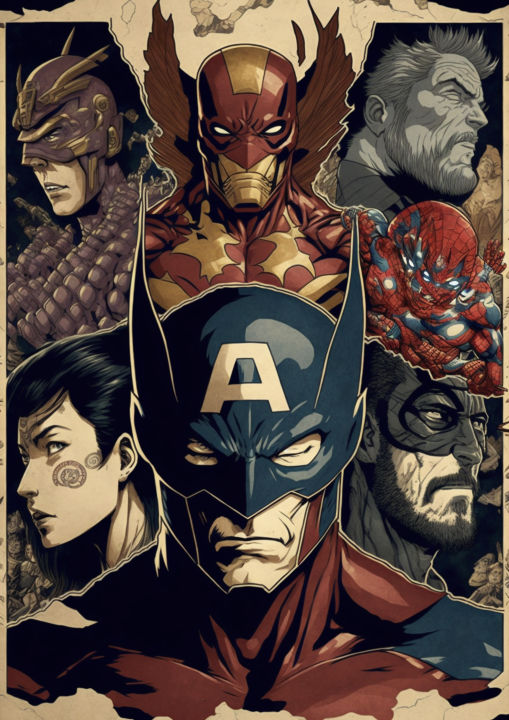 Maximo Marvel Art 3 - Anime Posters A4 size | 115 gsm glossy photo ...