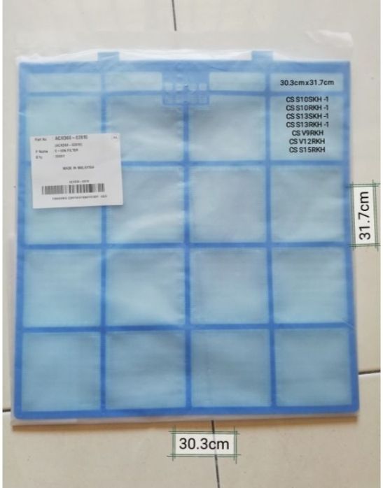 Original Panasonic Wall Mounted Air Conditioner Filter/Filters (2 pcs ...