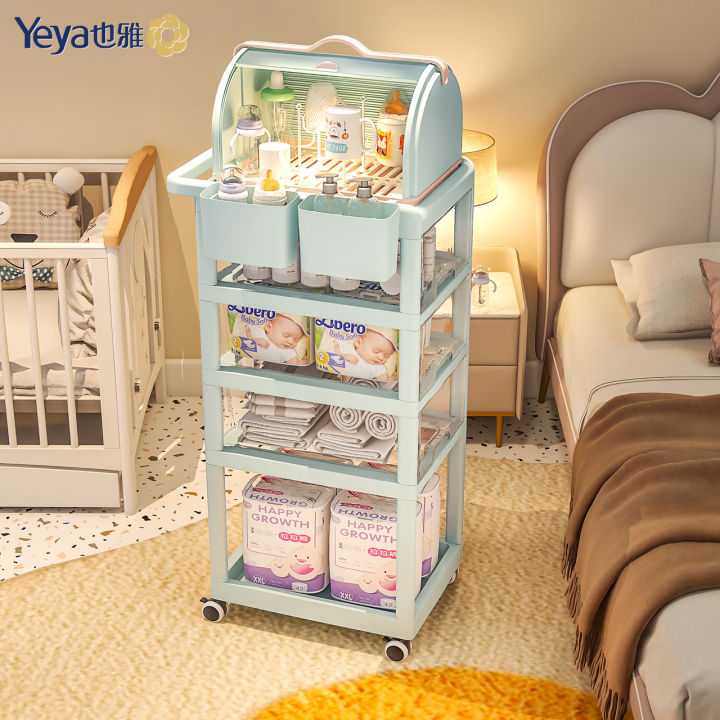 Yiya Baby Care Trolley Rack Baby Products Multi-Layer For Home Feeding ...