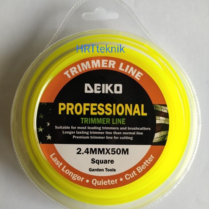 tali senar nilon profesional 50m mesin potong rumput | Lazada Indonesia