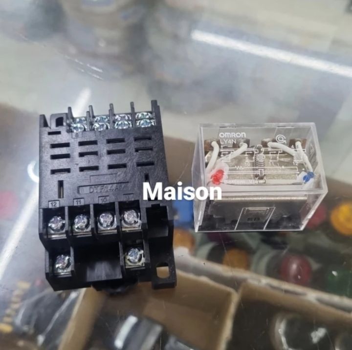 Omron Relay LY4N 220VAC + Socket 14 PIN / LY4N 220V | Lazada Indonesia