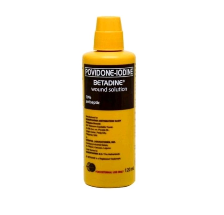 Betadine wound solution 120ml bottle | Lazada PH