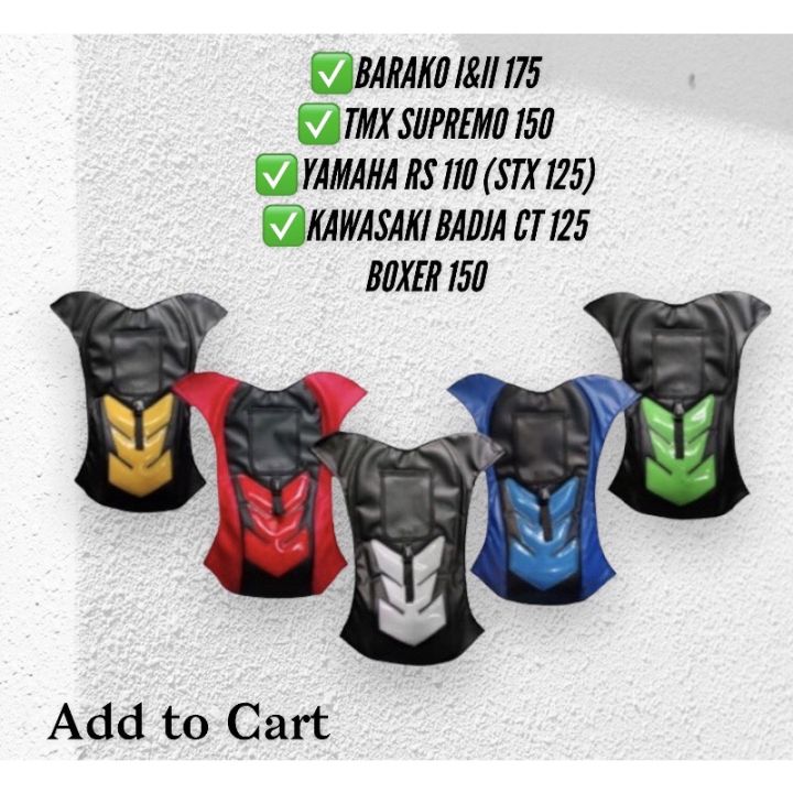 Tank Cover for Barako 1&2, Barako 175, TMx Supremo, Yamaha RS 110fb(STX ...