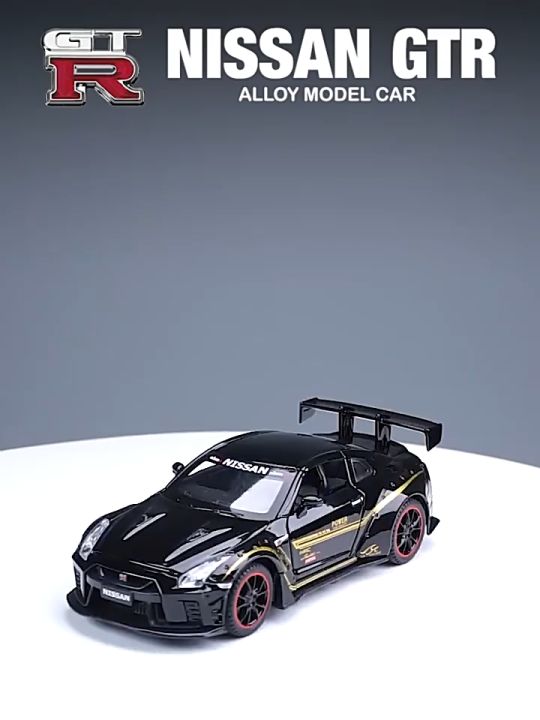 【TR TOY】 NISSAN GTR 1:32 ALLOY DIE-CAST CAR MODEL FOR KIDS TOYS FOR ...