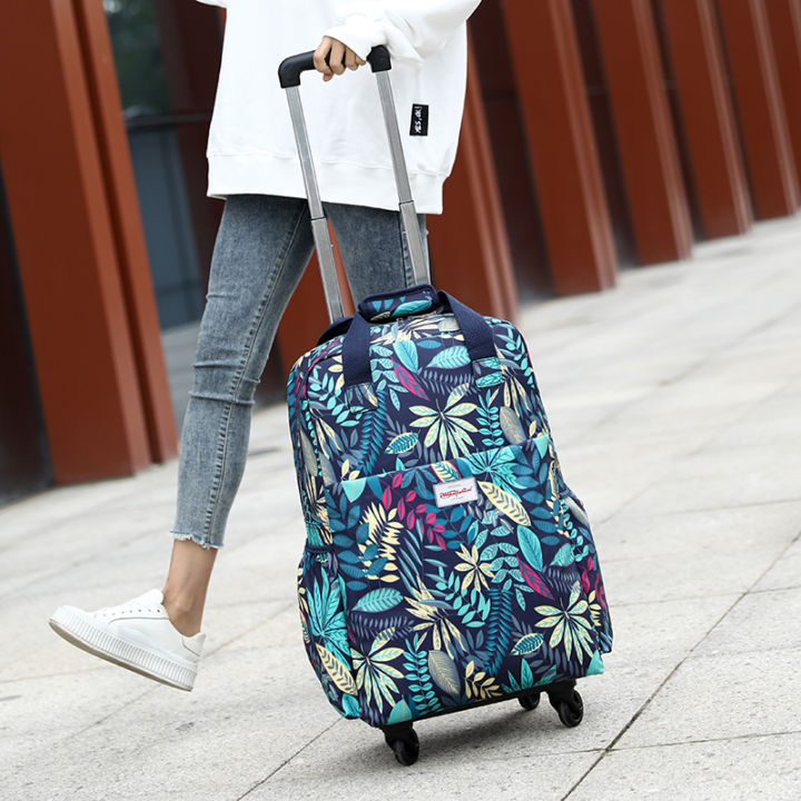 16-Inch Universal Wheel Trolley Bag Satchel Lightweight Duffel Bag ...