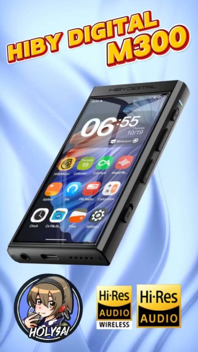 HiBy Digital M300 DAP เครื่องเล่นพกพาระบบ Android 13 Based รองรับ Dual ...