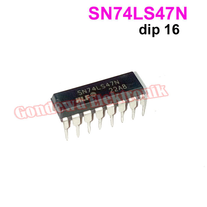 SN74LS47N SN74LS47 74LS47 dip 16 pin | Lazada Indonesia
