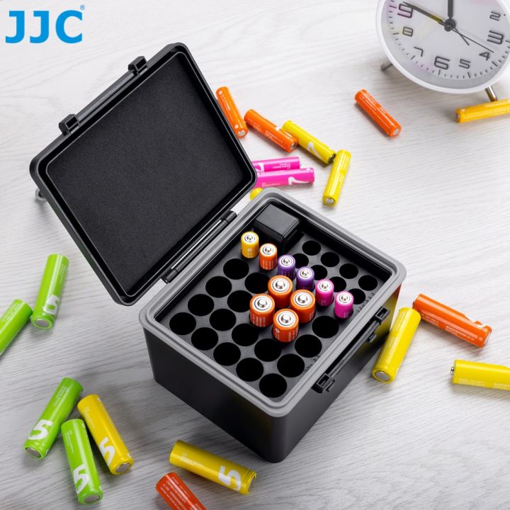 JJC Large Capacity Battery Case with Power Tester For Vertical ...